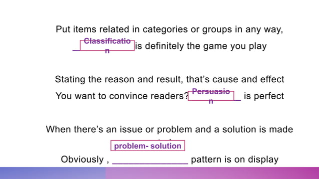 LESSON 1- Patterns of Development in Writing Across Disciplines.pptx ...