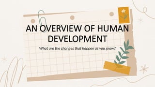 Personal Development: Lesson 1: Overview | PPT