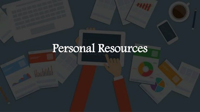 Lesson 1 Personal Resources