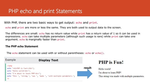 Lesson 1 php syntax | PPT