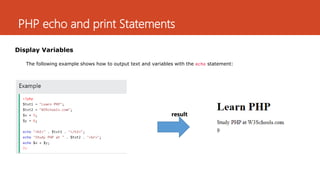 Lesson 1 php syntax | PPTX