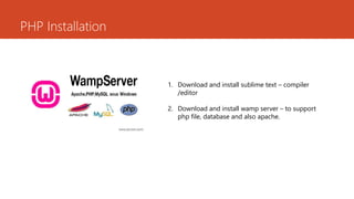 Lesson 1 php syntax | PPTX