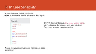Lesson 1 php syntax | PPTX