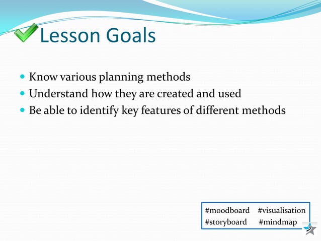 Lesson1 planningmethods-201 ocr | PDF
