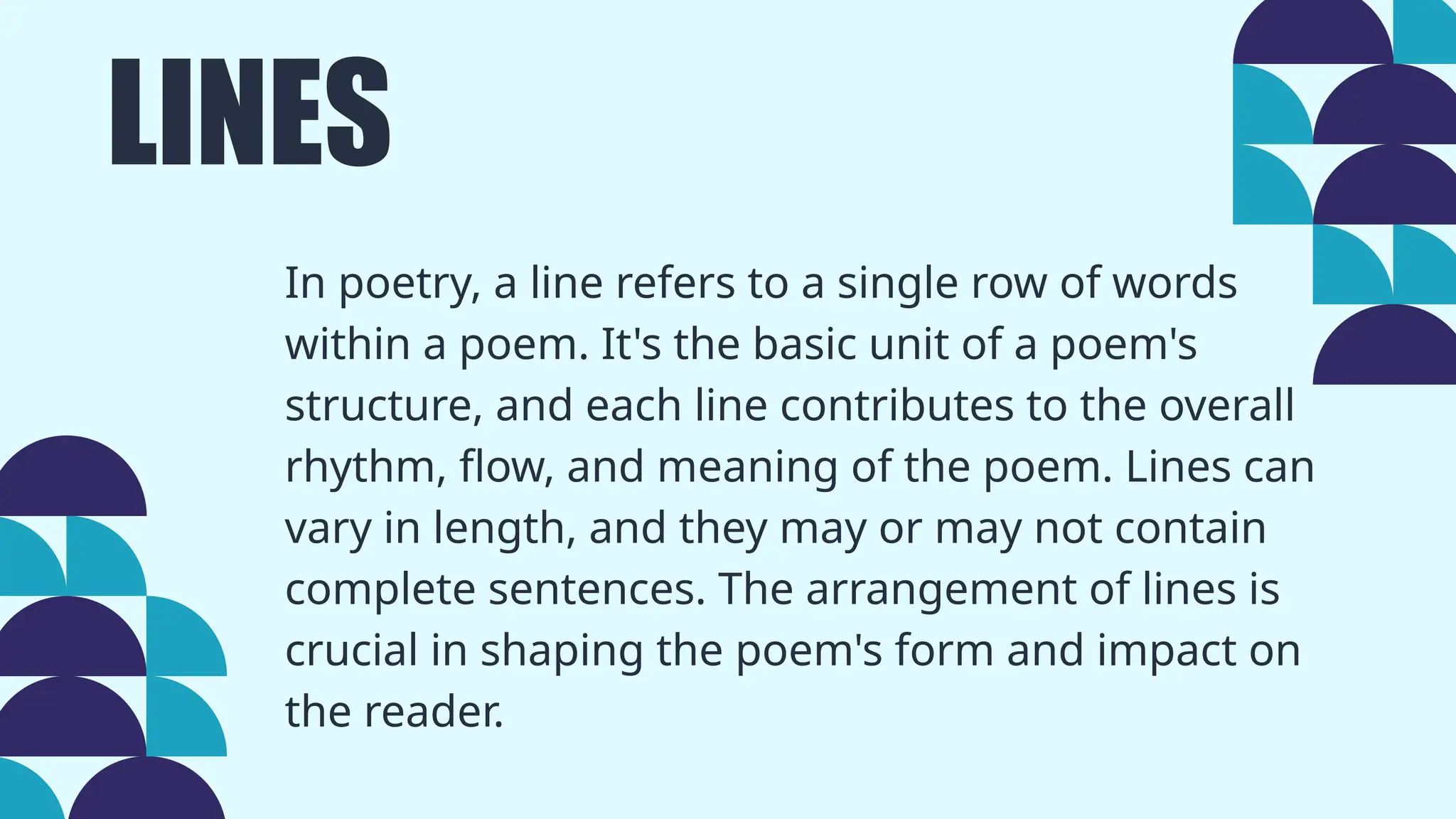 Lesson 1 - Poems, Lines and Stanzas.pptx