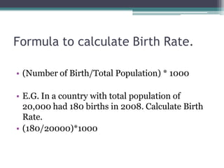 Lesson 1 population | PPT
