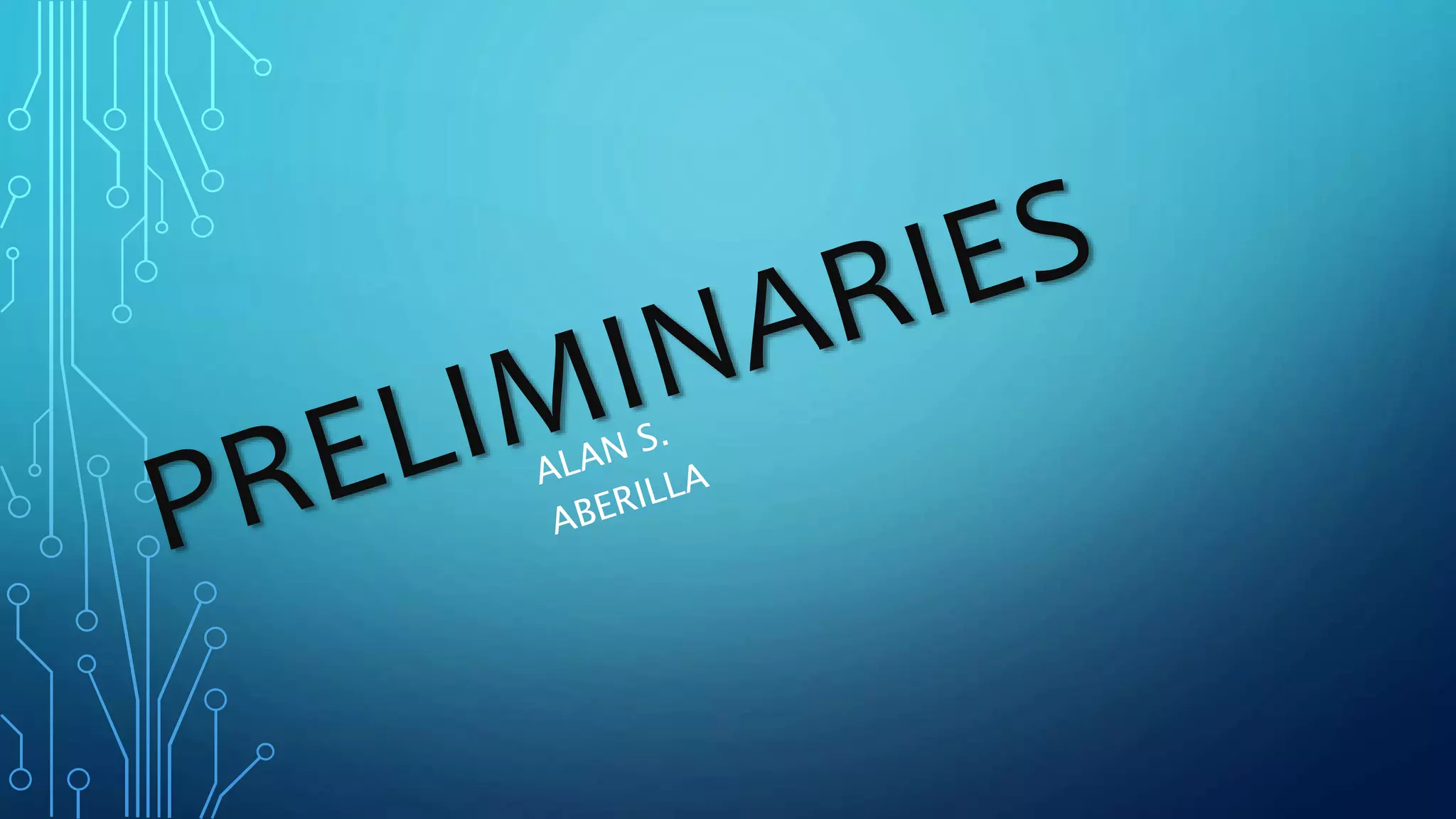 Preliminaries | PPT