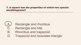 Comprehensive Guide to Parallelograms and Their Properties | PPTX