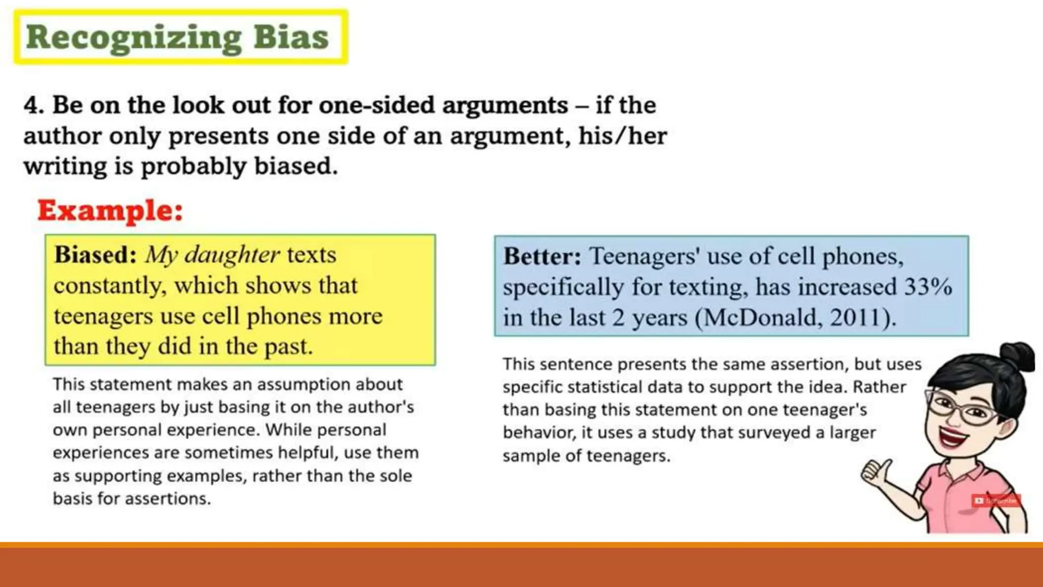 lesson 1- Q3-examine Bias (for or against)made by the author.pptx
