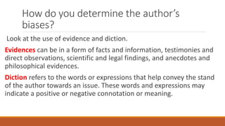 lesson 1- Q3-examine Bias (for or against)made by the author.pptx