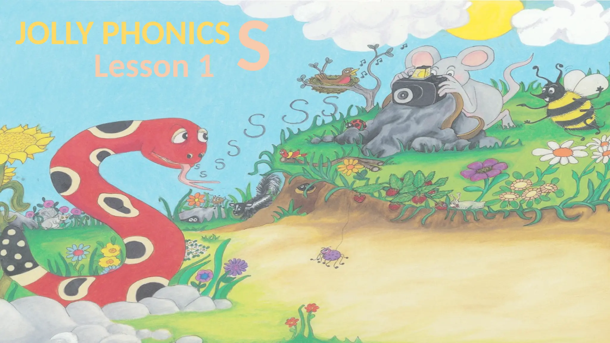 Lesson 1- S Jolly Phonics Lesson 1 - Sound S | PPTX