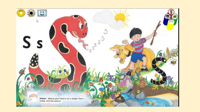 Lesson 1- S Jolly Phonics Lesson 1 - Sound S | PPTX
