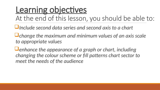 Lesson 1-Secondary axis and minimum and maximum values in charts.pptx
