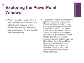 Lesson 1 seeting up your powerpoint presentation | PPT