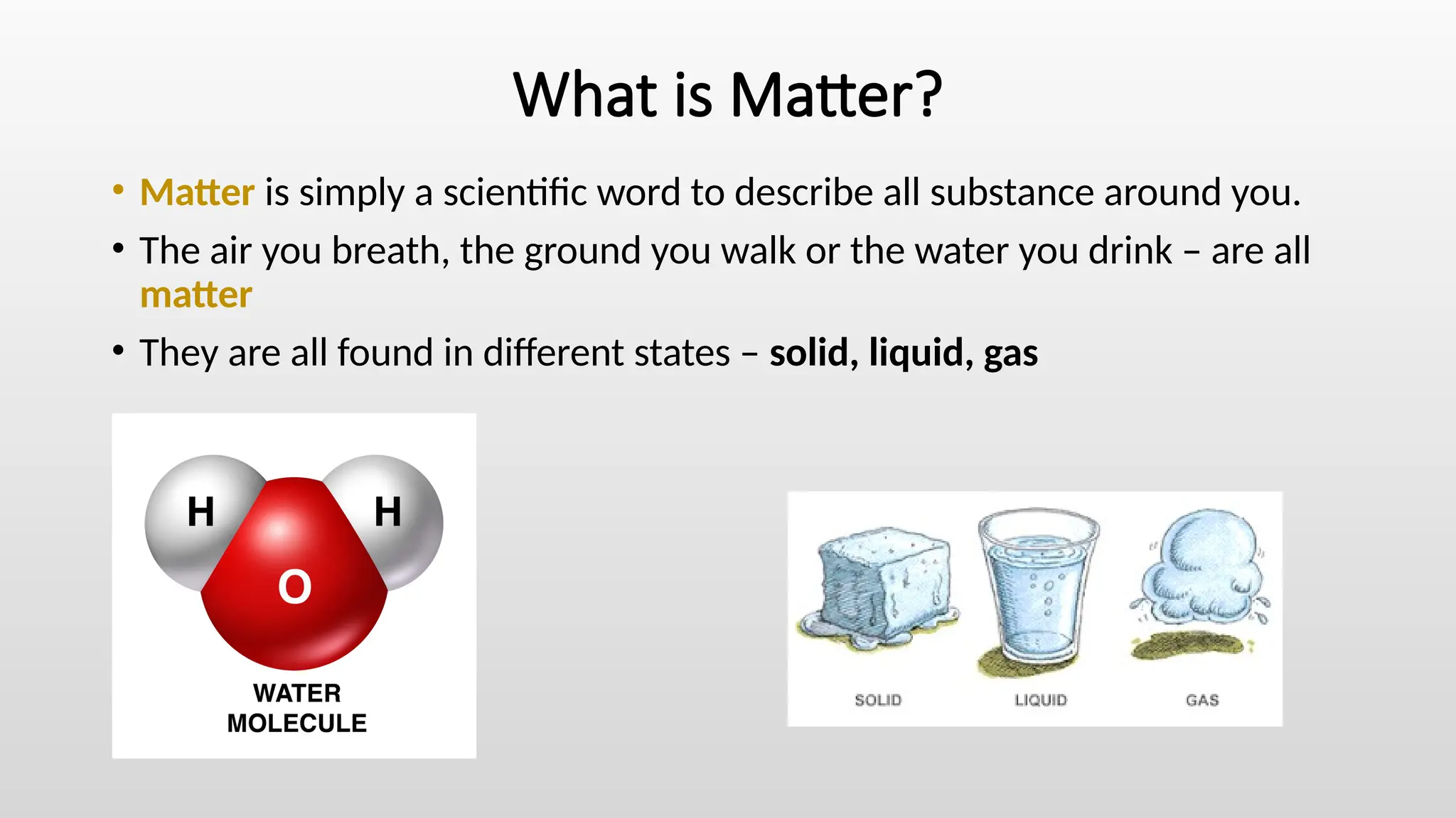 Solid, Liquid, Gases Early Years Powerpoint | PPTX