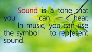 Sound and Silence | PPTX