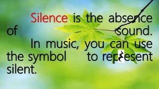 Sound and Silence | PPTX