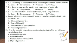LESSON 1 - SPECIFICATION OF MATERIALS AND COMPONENTS.pptx