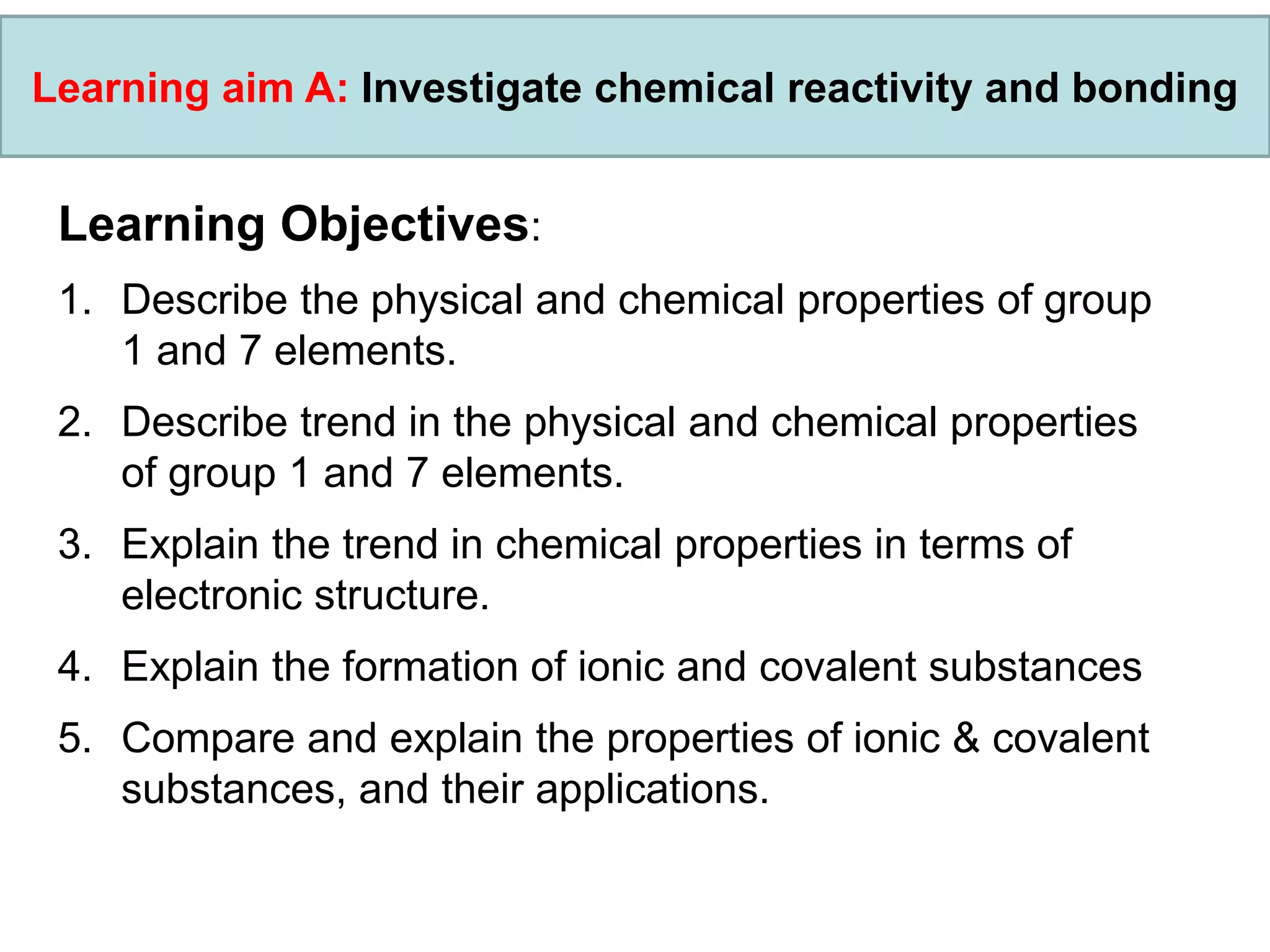 Lesson 1 - Structure and Bonding.pptx