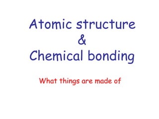 Lesson 1 - Structure and Bonding.pptx