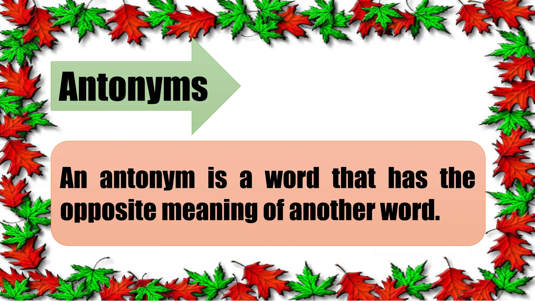 Lesson 1 - Synonyms and Antonyms Lesson.pptx