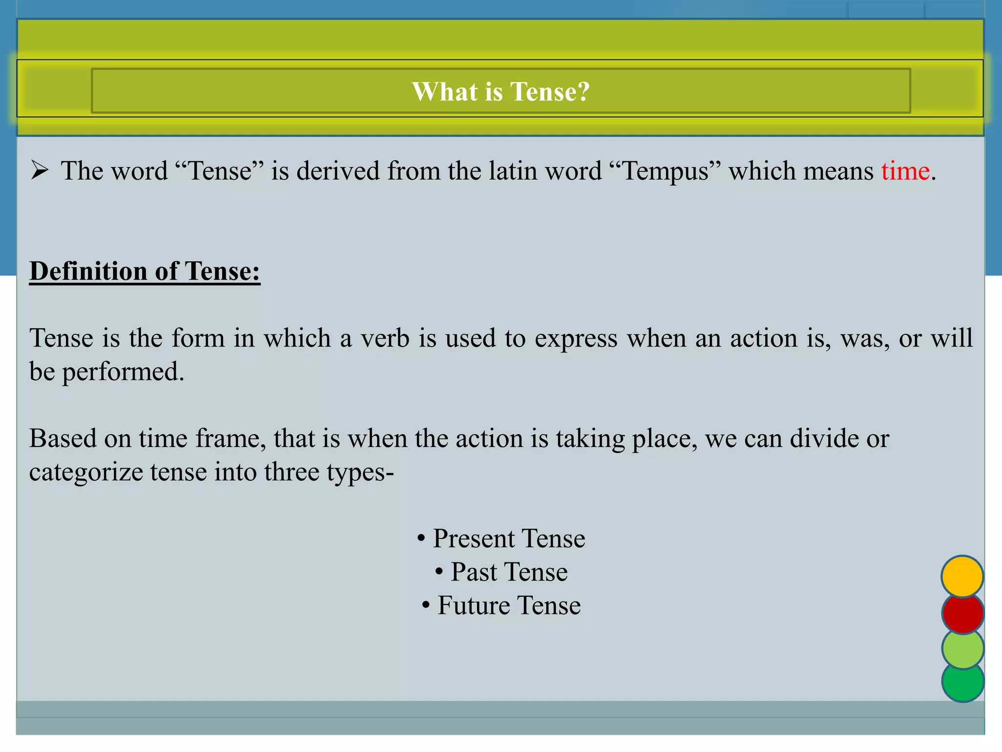 Tense | PPT | Free Download