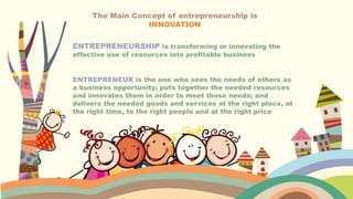 HELE 4 Lesson 1: The Concept of Entrepreneurship | PPTX