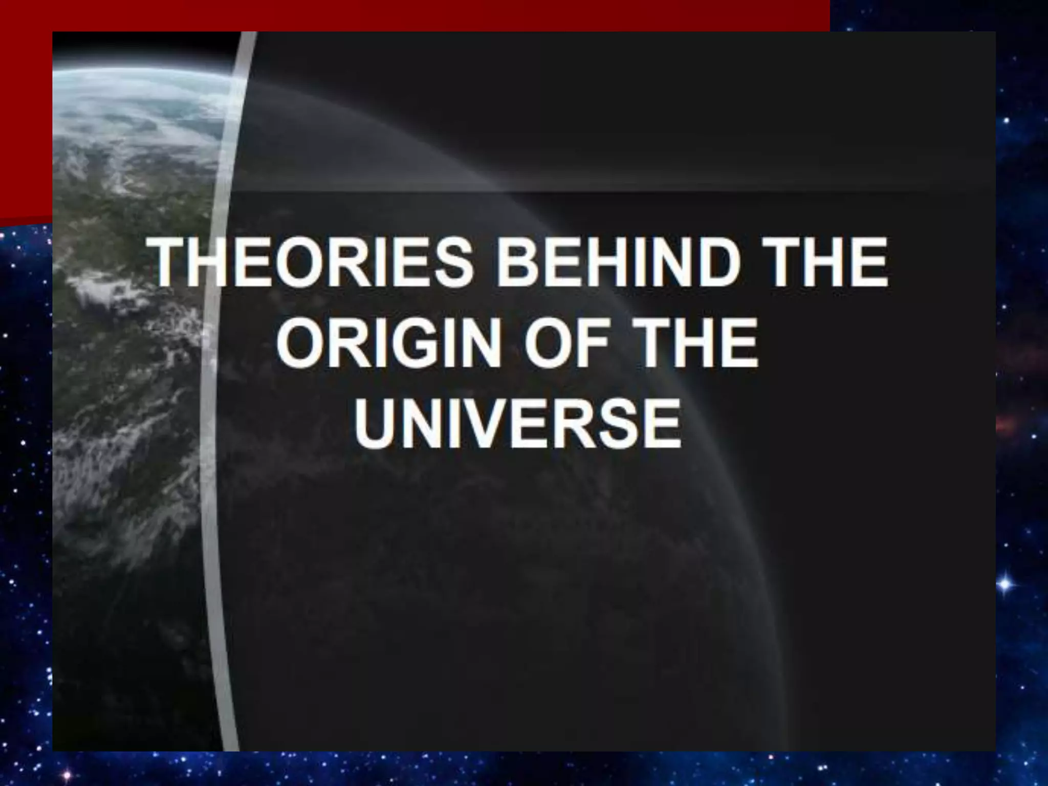 Lesson 1 the origin of the universe and solar system | PPT