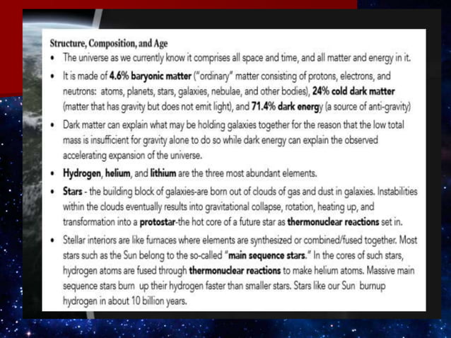 Lesson 1 the origin of the universe and solar system | PPT