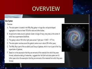 Lesson 1 the origin of the universe and solar system | PPT