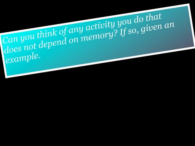 Lesson 1 the processes of memory 2012 (slideshare) | PPT