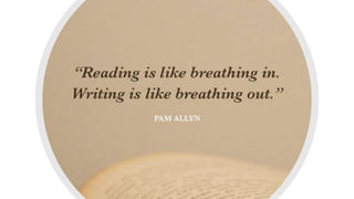 LESSON 1- The Reading and Writing Connection.pptx