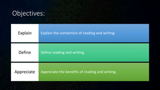 LESSON 1- The Reading and Writing Connection.pptx