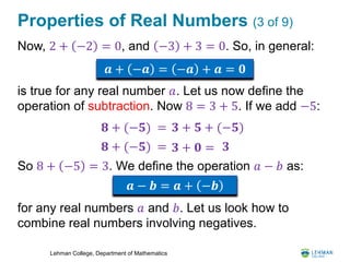 Lesson 1: The Real Number System | PPTX