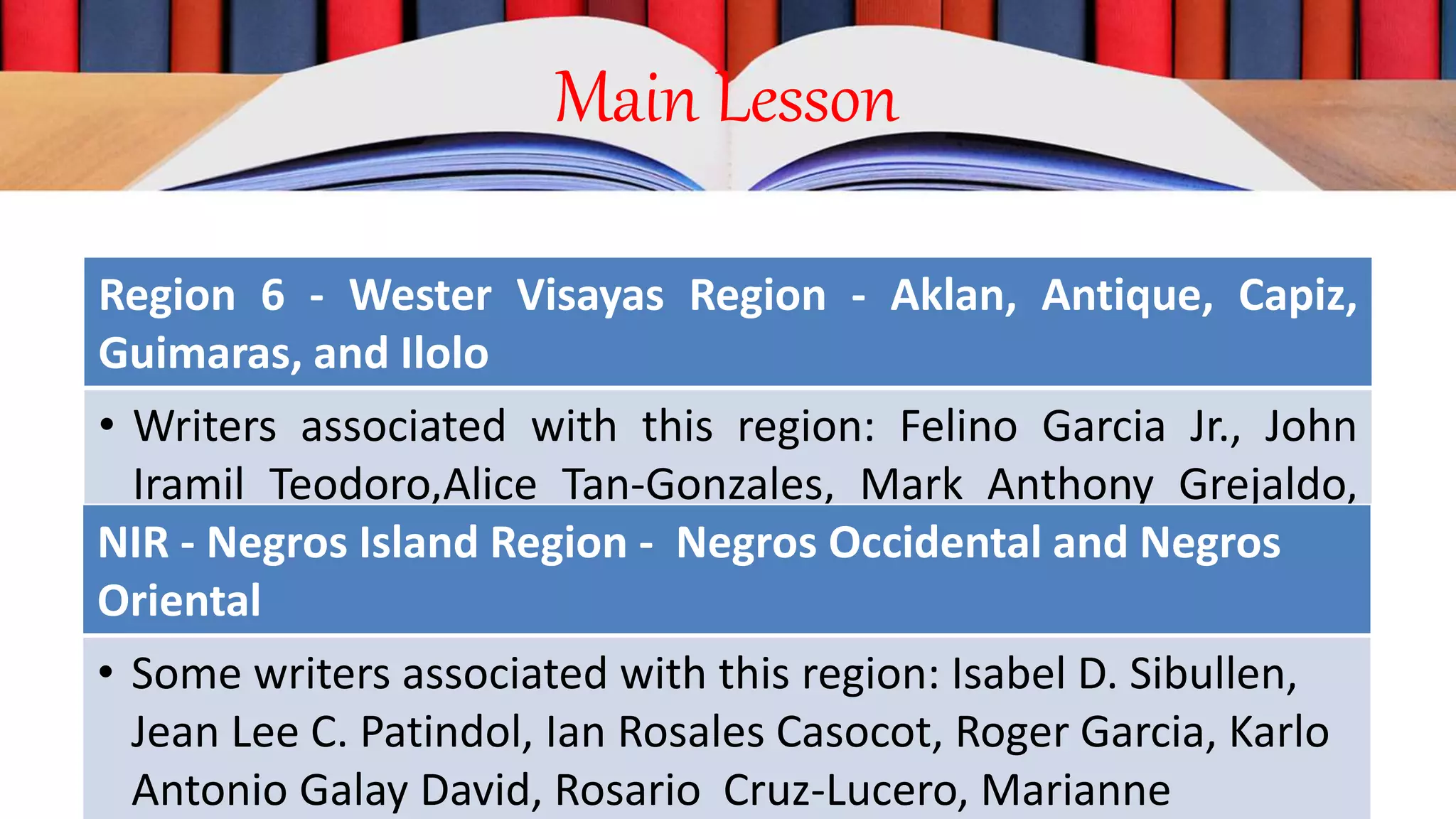 LESSON 1-THE REGIONAL APPROACH TO READING PHILIPPINE LITERATURE.pptx