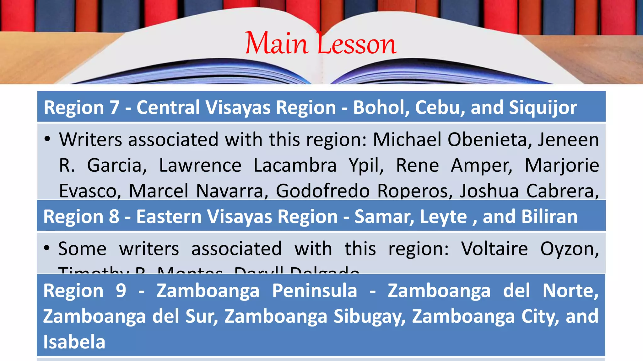 LESSON 1-THE REGIONAL APPROACH TO READING PHILIPPINE LITERATURE.pptx