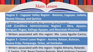 LESSON 1-THE REGIONAL APPROACH TO READING PHILIPPINE LITERATURE.pptx