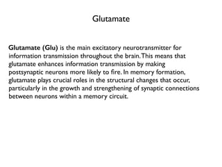Lesson 1 the role of the neuron in memory formation 2015 | PDF
