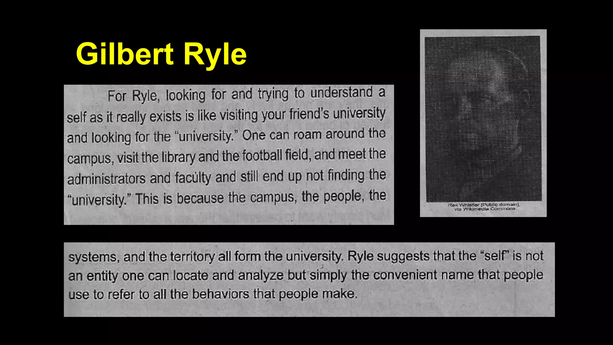 The Self from Various Philosophical Perspectives | PPTX