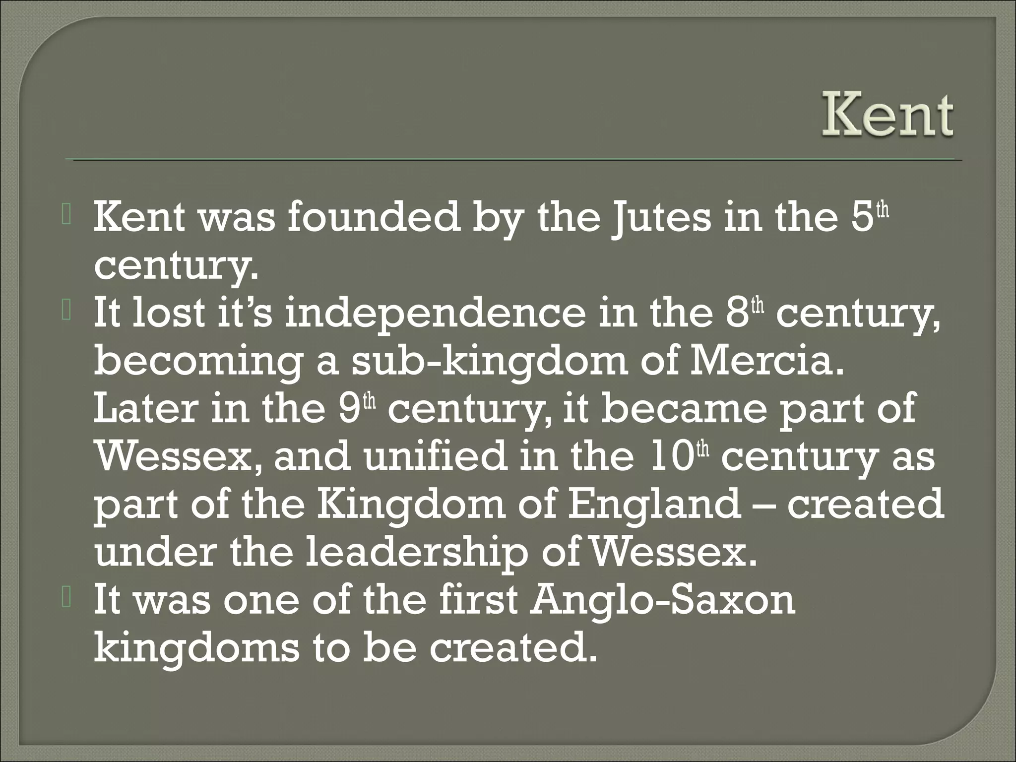 Lesson 1 - The Structure of Anglo-Saxon England | PPT