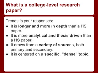 How to Find a Research Topic | PDF | College Education | Education