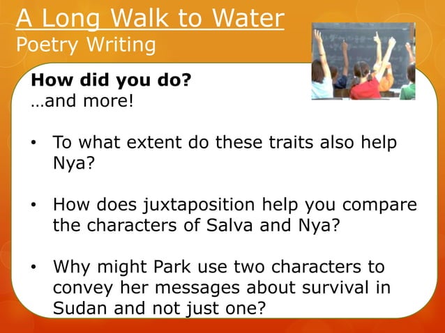 A Long Walk to Water: Lesson1 unit3 | PPTX