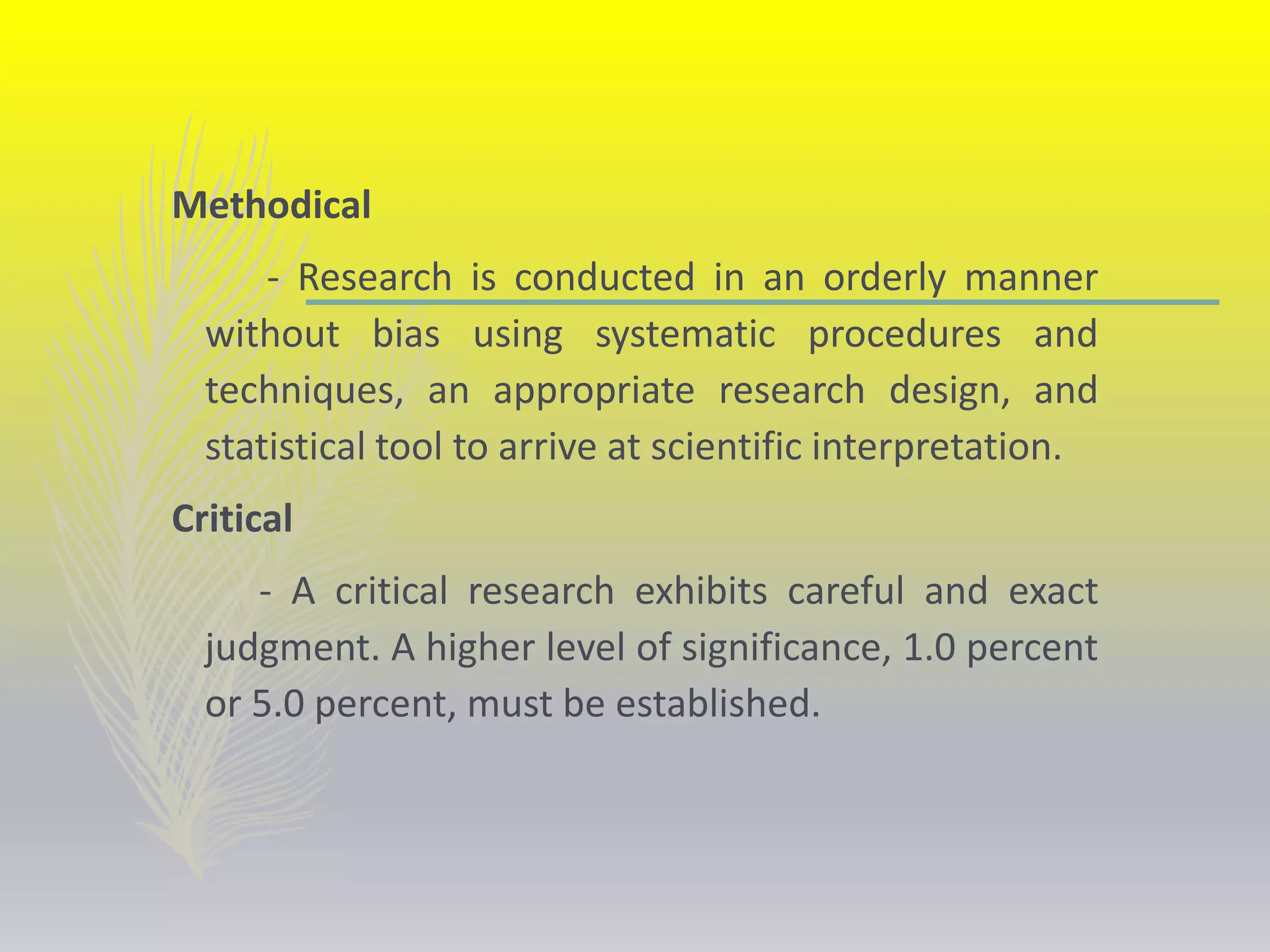 Lesson 1 values of research to man | PPT