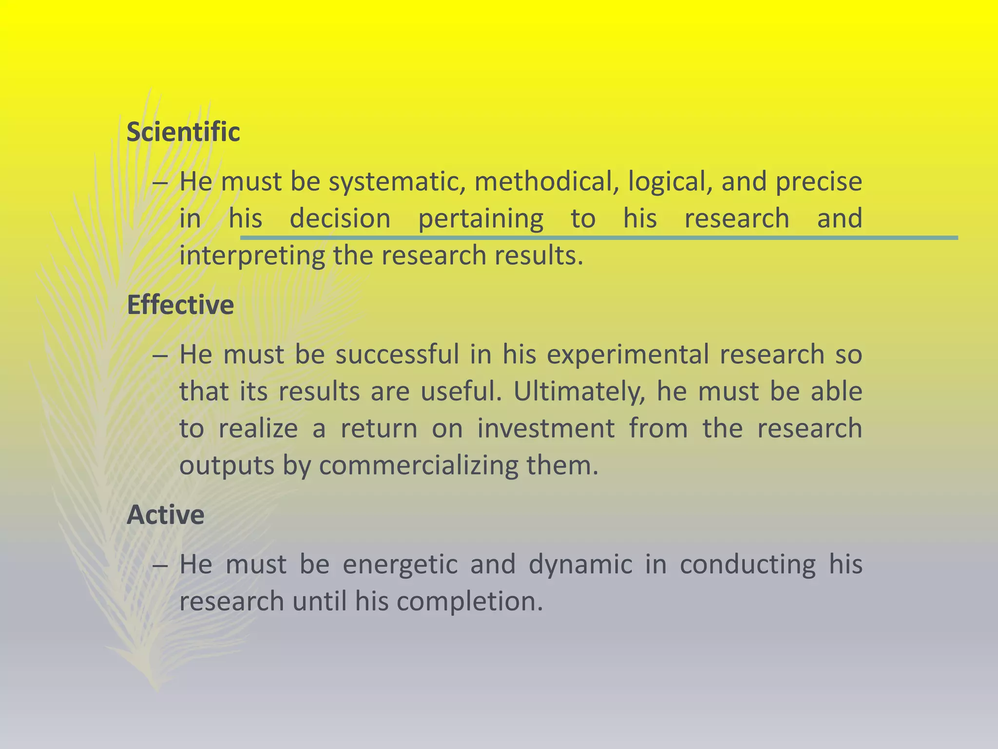 Lesson 1 values of research to man | PPTX