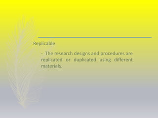 Lesson 1 values of research to man | PPTX