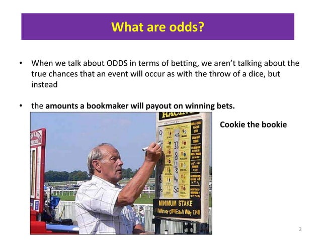 Lesson 1 what are odds | PPT