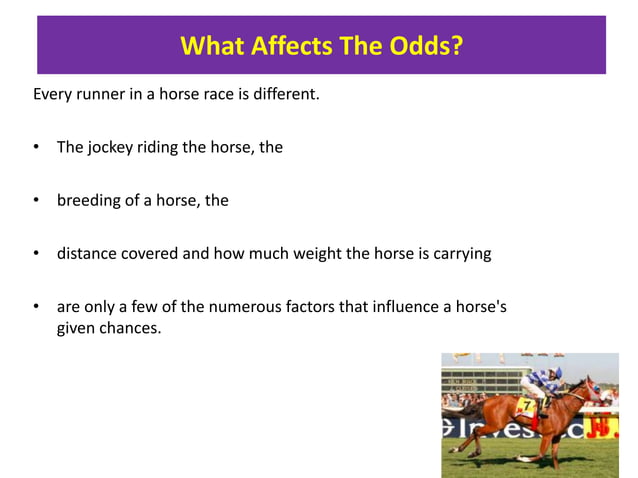 Lesson 1 what are odds | PPT