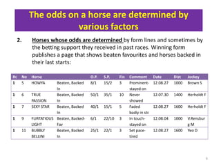 Lesson 1 what are odds | PPTX
