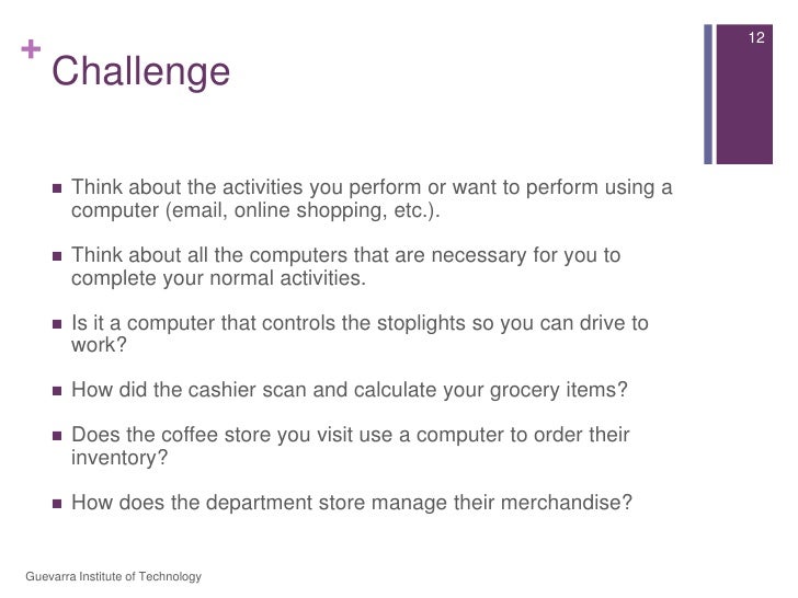 Lesson1 What Is A Computer