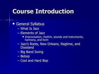 Lesson 1 what is jazz | PPT